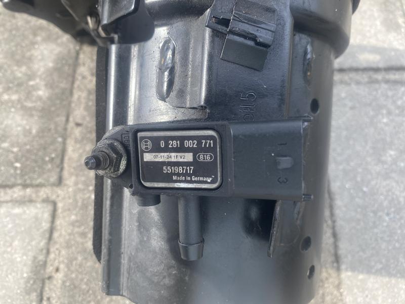 Датчик тиску вихлопних газів opel astra h, zafira b, 1.3/1.7/1.9 cdti ...