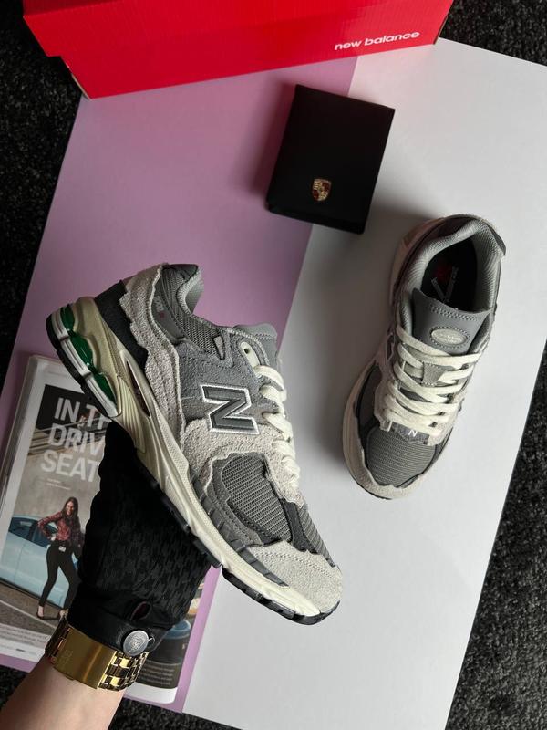 New balance 2002r new grey beige green — ціна 2290 грн у каталозі ...