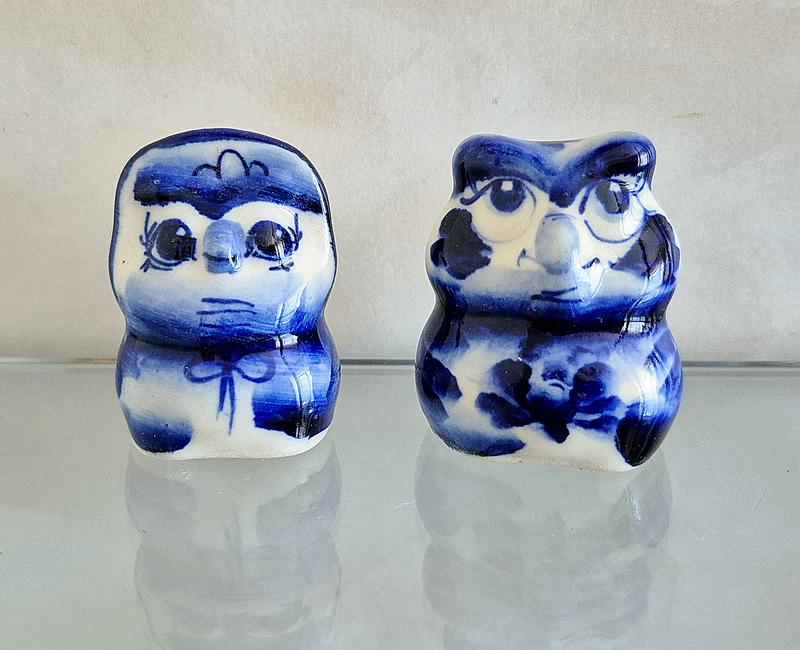 Статуетка гжель сова керамічна — ціна 300 грн у каталозі Статуетки Купити товари для дому та