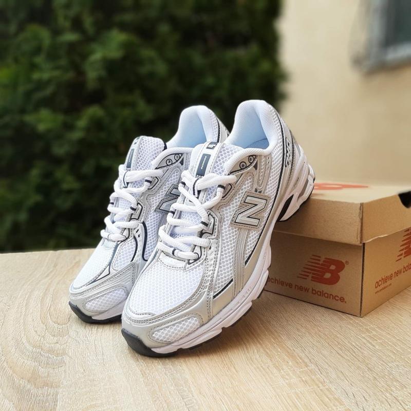 Жіночі кросівки new balance 740 білі з темно синім — ціна 2080 грн у ...