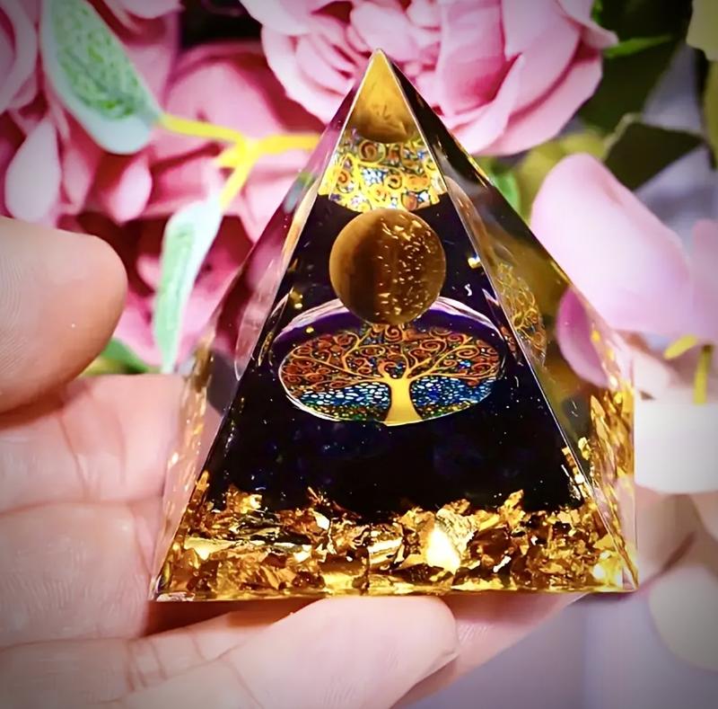 Оргонітова піраміда “космічне дерево” — цена 270 грн в каталоге Статуэтки Купить товары для дома