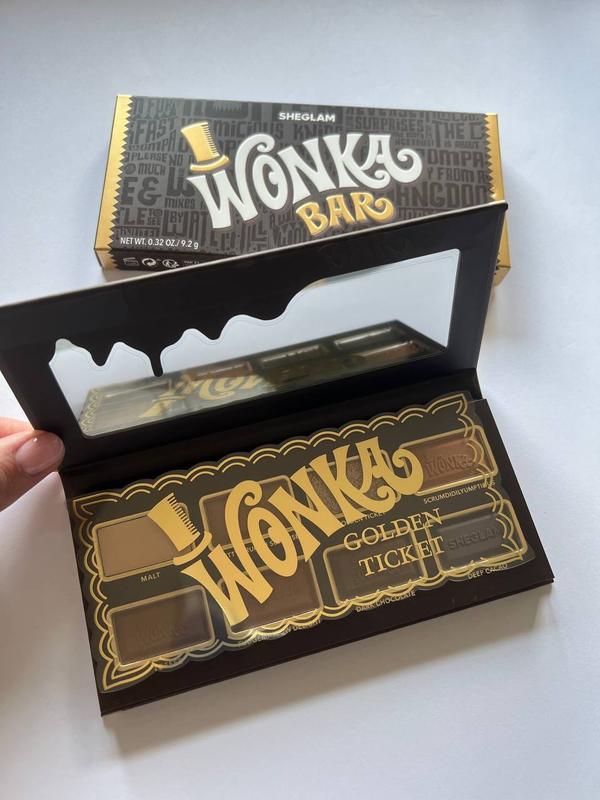 Палетка тіней для повік Sheglam Willy Wonka Bar Eyeshadow Palette — цена 599 грн в каталоге Тени