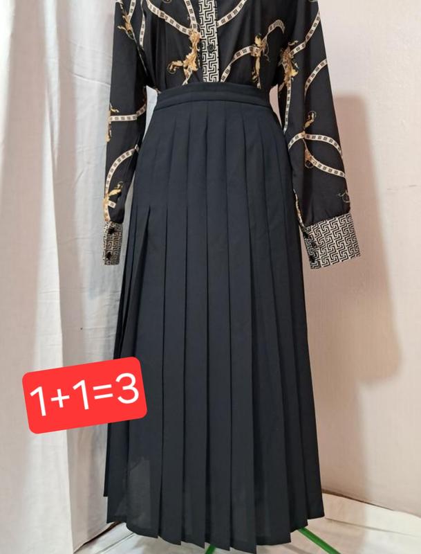 Вінтажна довга юбка плісе — ціна 95 грн у каталозі Довгі спідниці Купити жіночі речі за