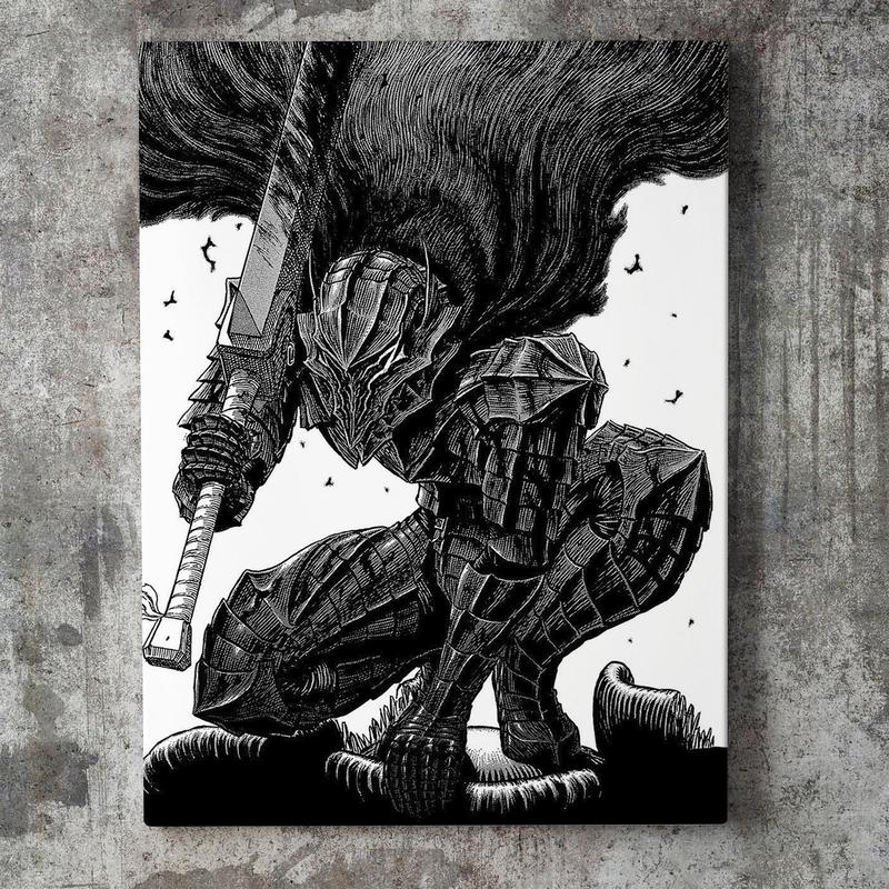 Картина акрилом берсерк — ціна 1000 грн у каталозі Постери Купити товари для дому та побуту за