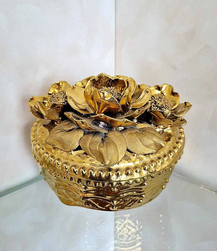 Шкатулка винтажная керамическая — цена 555 грн в каталоге Шкатулки Купить товары для дома и быта