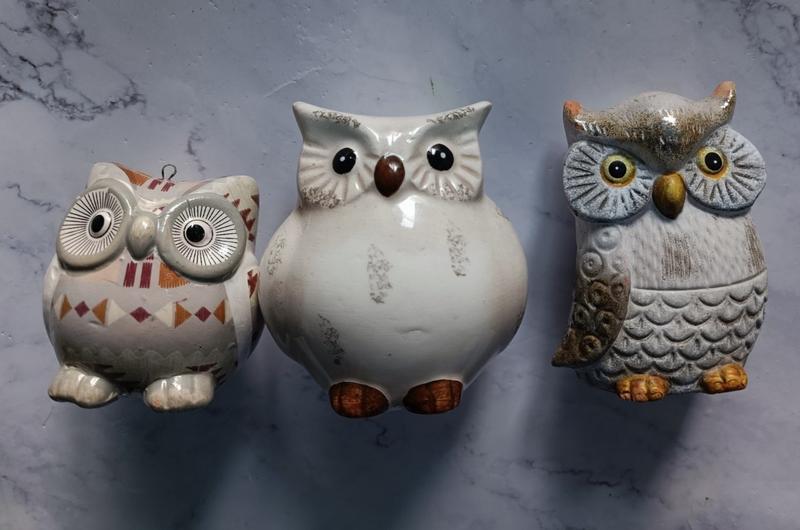 Три сови вінтаж німеччина фарфор статуетки фігурки — ціна 450 грн у каталозі Статуетки Купити