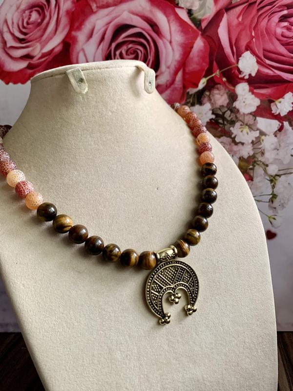 Кольє з лунницею — ціна 350 грн у каталозі Кольє і намиста Купити аксесуари за доступною ціною