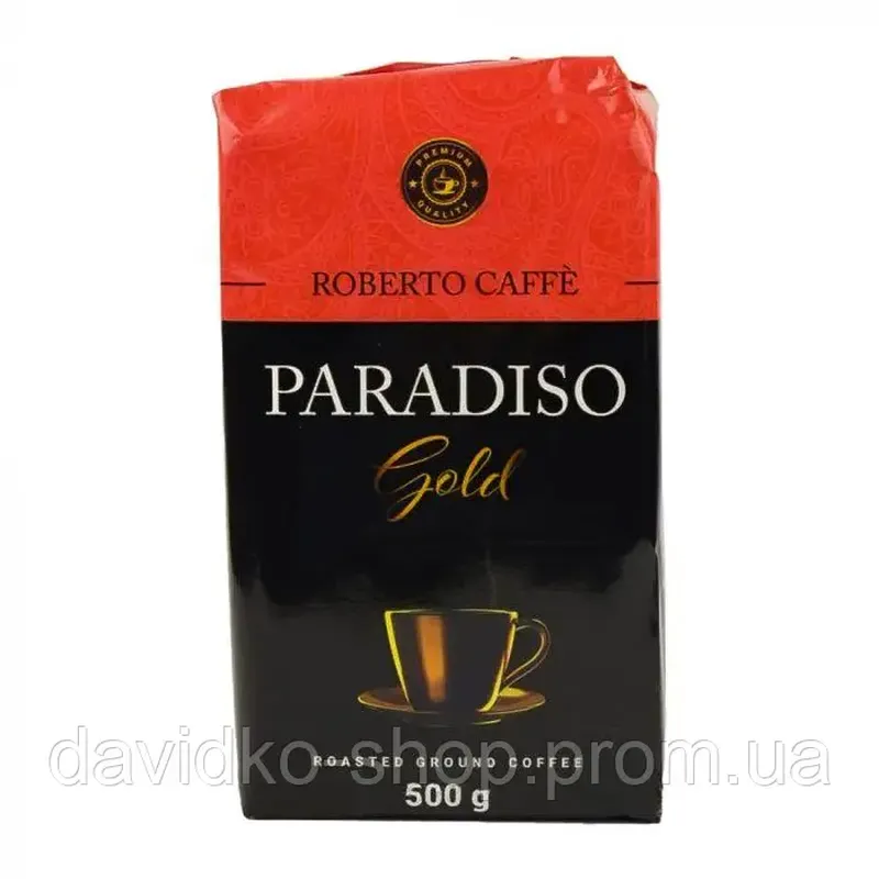 Кофе молотый roberto cafe paradiso gold 500g — цена 230 грн в каталоге Кофе Купить товары для ...