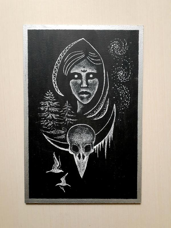 Картина славянская богиня марена мара — цена 500 грн в каталоге Картины Купить товары для дома