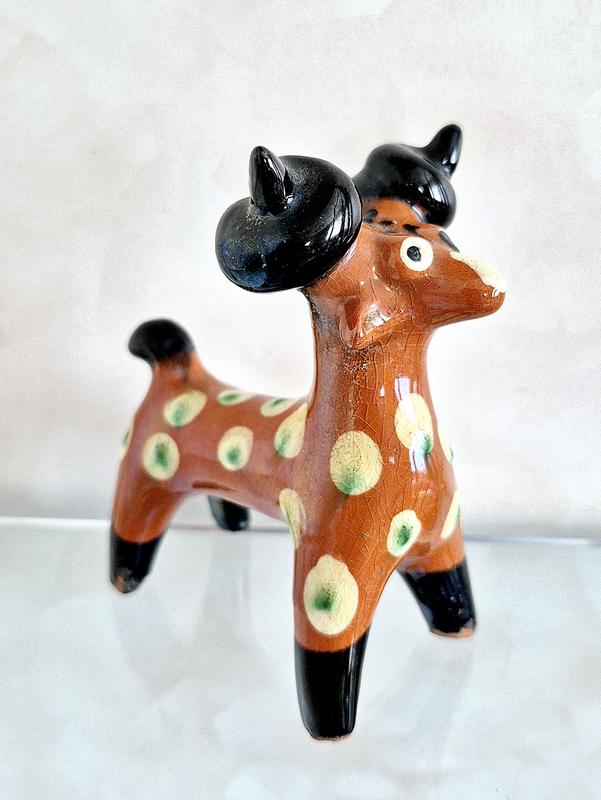 Статуетка майоліка кераміка вінтажна керамічна вінтаж баран — ціна 2755 грн у каталозі Статуетки