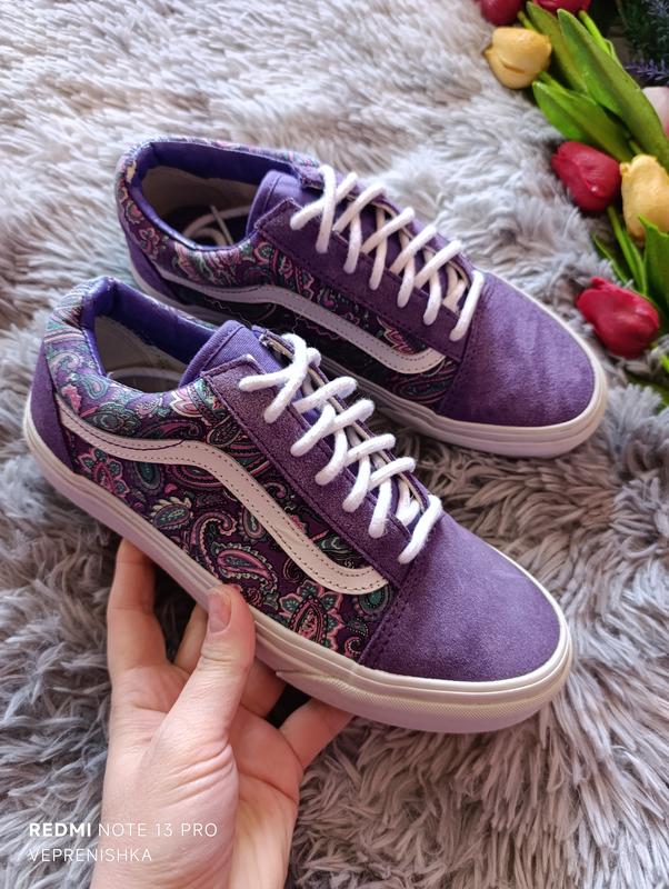 Замша текстиль 💜яскраві кеди Vans — ціна 675 грн у каталозі Кеди Купити жіночі речі за доступною