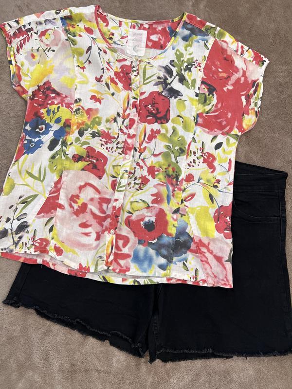 Блуза 100 льон — цена 170 грн в каталоге Блузы Купить женские вещи по доступной цене на Шафе