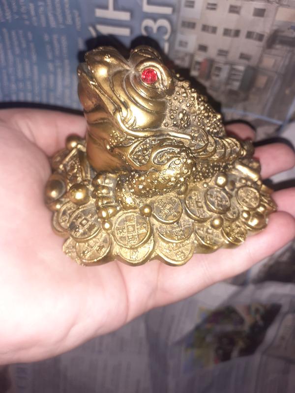 Статуэтка денежная жаба фен шуй — ціна 100 грн у каталозі Статуетки Купити товари для дому та