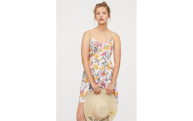 Сарафан на тонких бретелях у тропічній квітці h&m — ціна 130 грн у каталозі Сарафани Купити ...