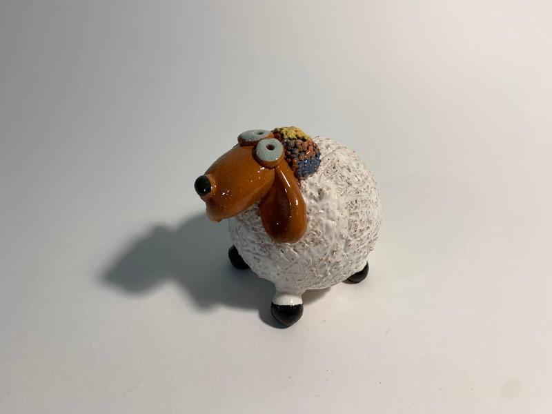 Фігурка овечка статуетка овечка овечка керамічна — ціна 350 грн у каталозі Статуетки Купити
