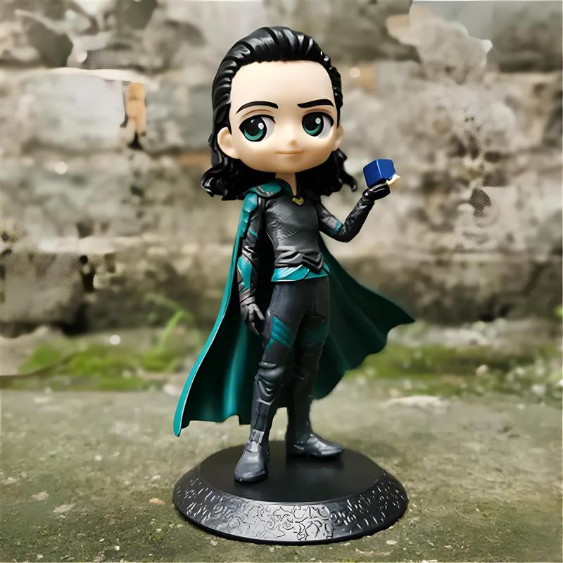 Статуэтка локи в стиле аниме персонажа фигурка Loki с большими глазами 14 см — цена 549 грн в