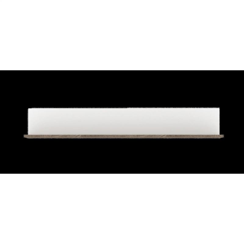 Полиця настінна гербор каріна pol140 німфея альба + дуб сонома трюфель (grb-1473) — ціна 790 грн ...