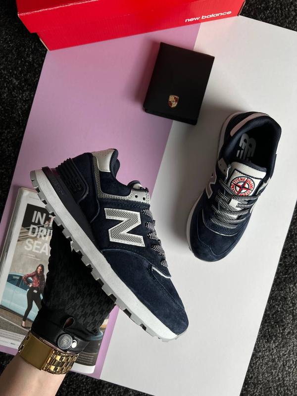 New balance x stone island navy white — ціна 1990 грн у каталозі ...