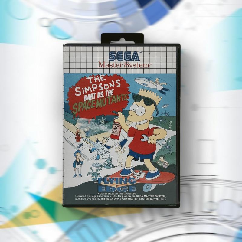 The simpsons bart vs the space mutants (sega master system) — цена 1650 ...