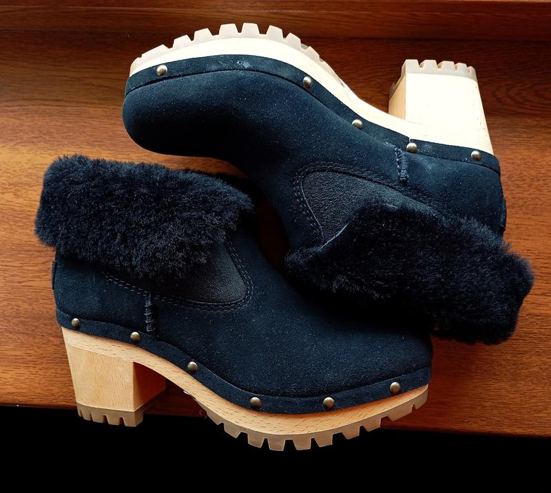 Черевики ugg thebes 88276 оригінал нові розмір w7 чорні натуральна ...