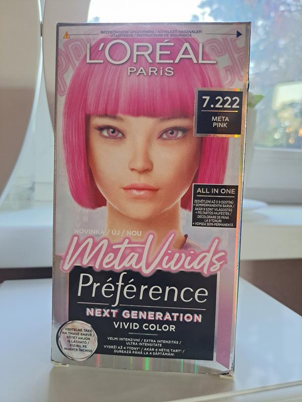 L'oréal paris préférence metavivids 7.222 meta pink — цена 350 грн в ...