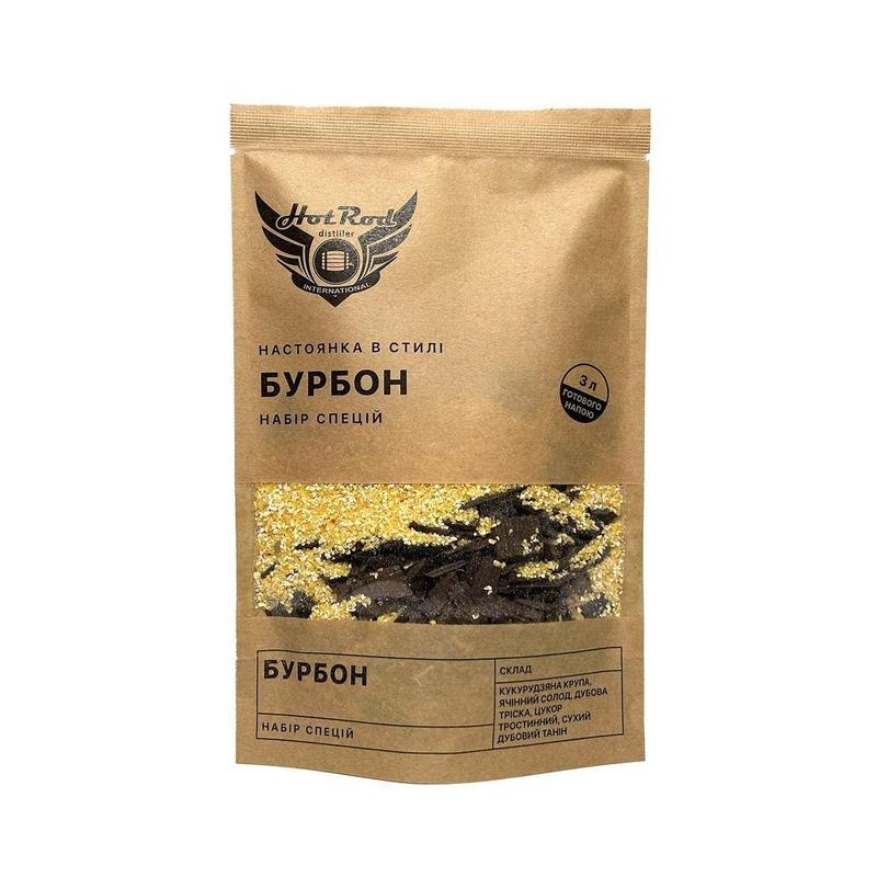 Набір спецій для настоювання Hot Rod Distiller бурбон на 3 л 111 г S0166 — ціна 107 грн у
