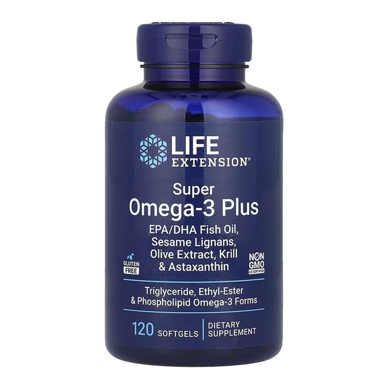 Омега-3 super omega-3 plus epa/dha fish oil, sesame lignans, olive ...