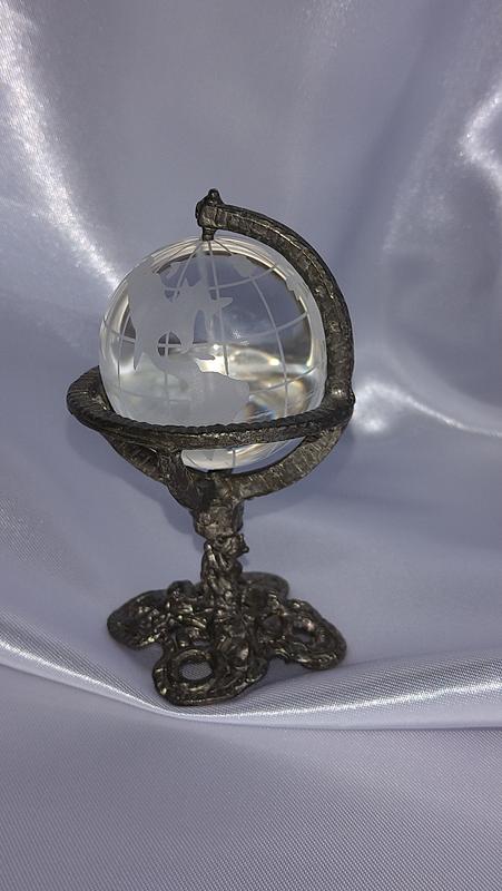 Глобус вінтаж важкий кришталь — ціна 260 грн у каталозі Декоративні елементи Купити товари для