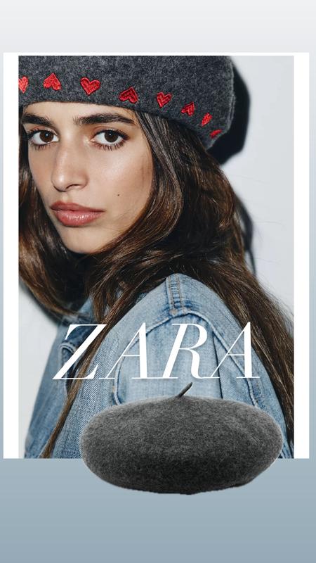 Берет із вовни Zara — ціна 1475 грн у каталозі Берети Купити аксесуари
