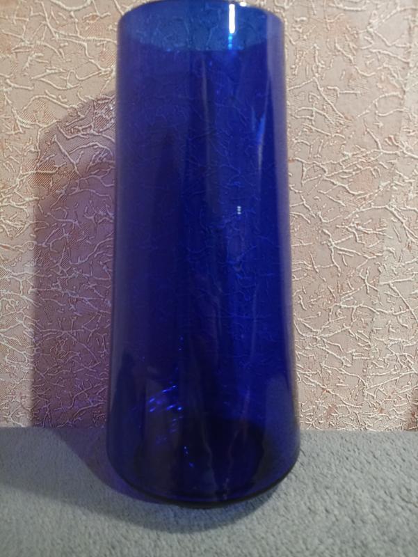 Ваза вінтаж часів ссер кобальтове скло — ціна 400 грн у каталозі Вази Купити товари для дому