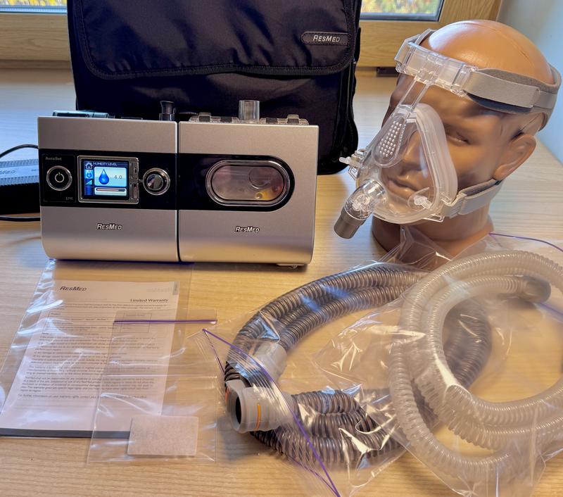Авто сіпап resmed s9 autoset, лікування храпу та апноє, cpap, біпап ...
