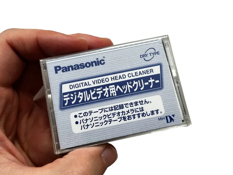 Нова запакована касета panasonic mini dv head cleaner для чистки ...