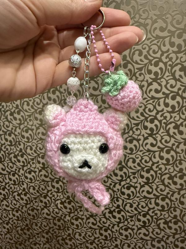 Брелок амігурумі ведмедик — ціна 150 грн у каталозі Брелоки Купити товари для дому та побуту за