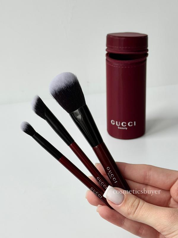 Gucci beauty ancora red brush set набір пензлів пензликів гуччі пензлик ...