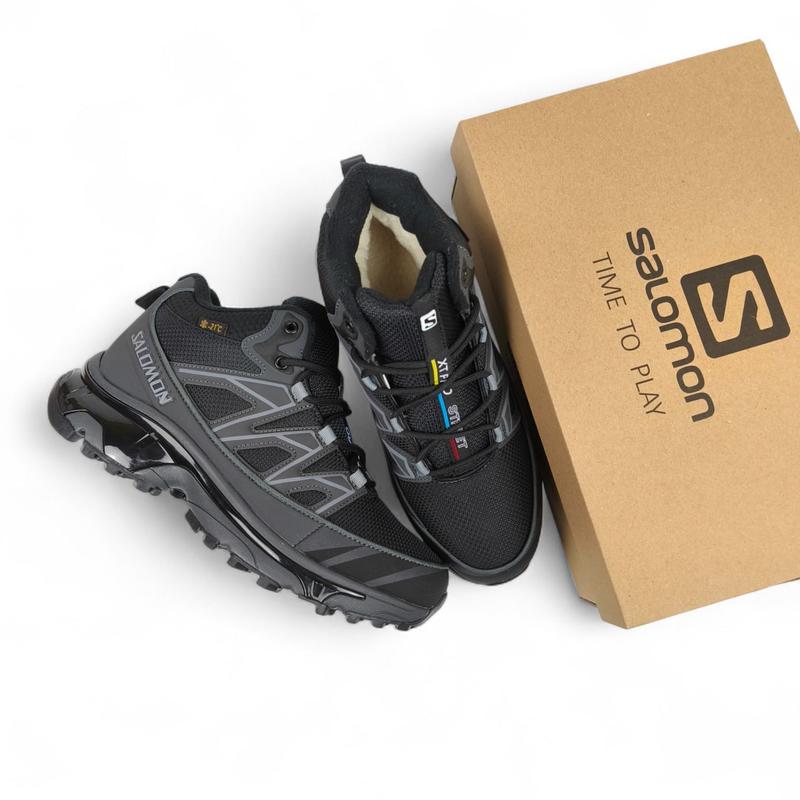 Salomon xt-6 expanse mid fur black grey — ціна 2600 грн у каталозі ...