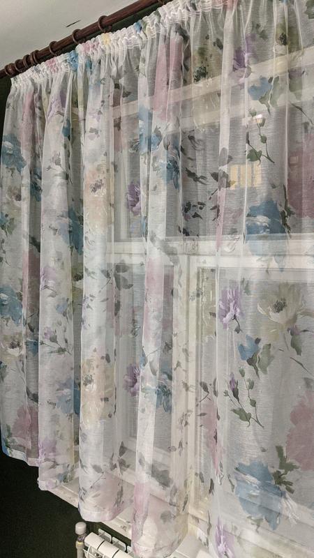 Тюль з квітами — ціна 720 грн у каталозі Штори і карнизи Купити товари