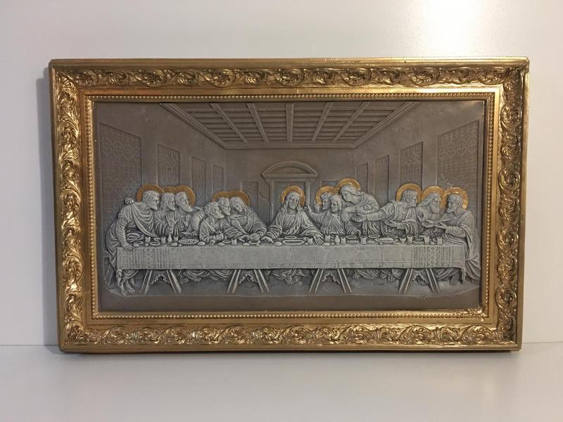 Картина панно з гіпсу таємна вечеря — ціна 728 грн у каталозі Картини