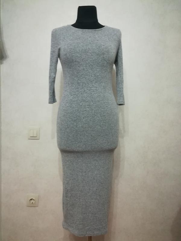 Трикотажне плаття довге — ціна 150 грн у каталозі Сукні міді Купити жіночі речі за доступною