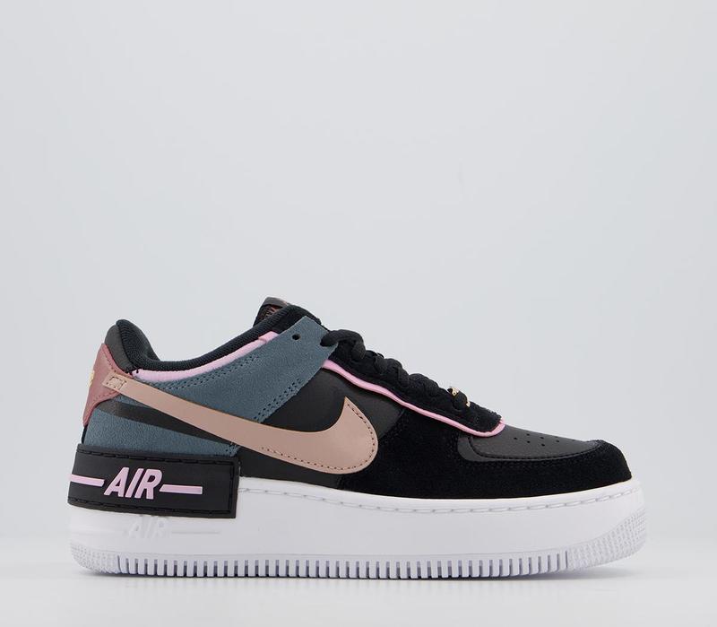 Кроссовки женские nike air force 1 shadow черные (найк аир форс ...