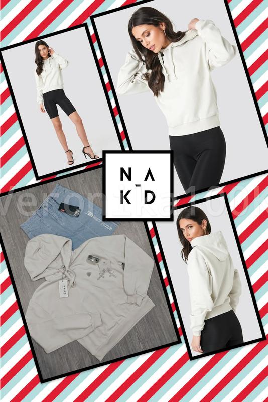 Толстовка, худі з капюшоном з натуральної тканини na-kd, p-p s — ціна 430 грн у каталозі ...