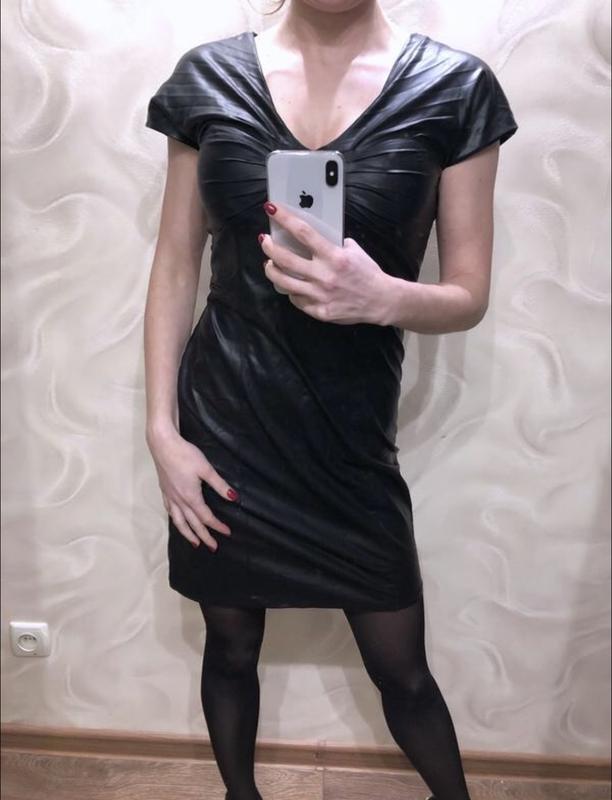 Шкіряне плаття — ціна 250 грн у каталозі Сукні міді Купити жіночі речі за доступною ціною на