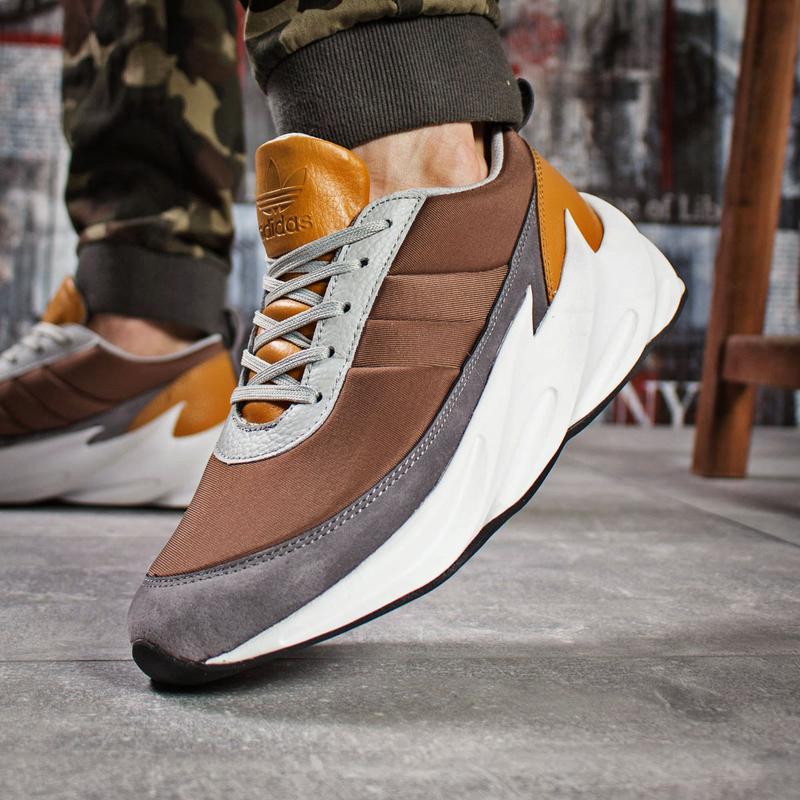 Кроссовки мужские 15606, adidas sharks, коричневые — цена 1291 грн в ...