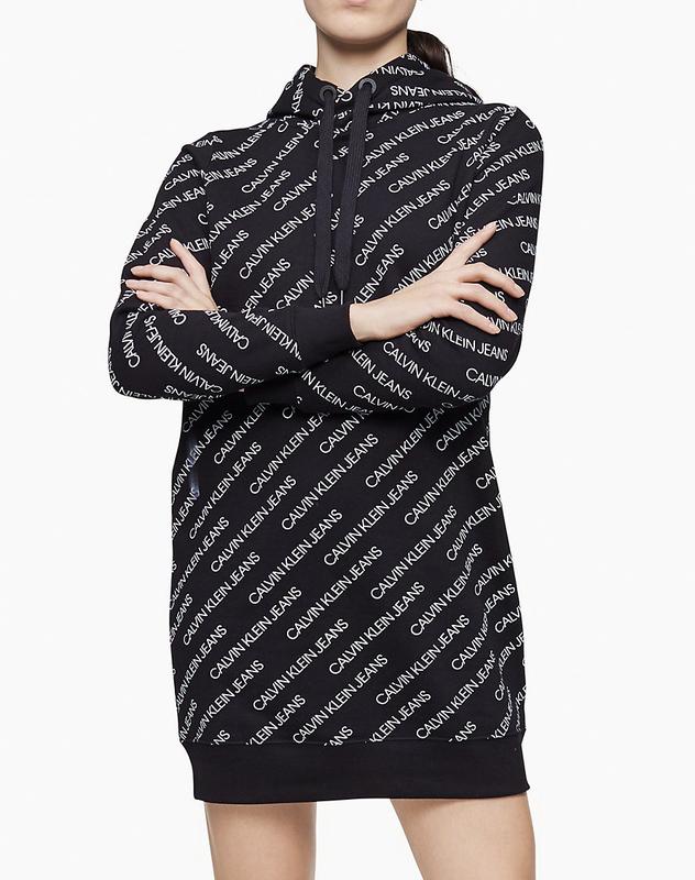 Сукня толстовка calvin klein jeans худі на флісі кельвін кляйн — ціна ...