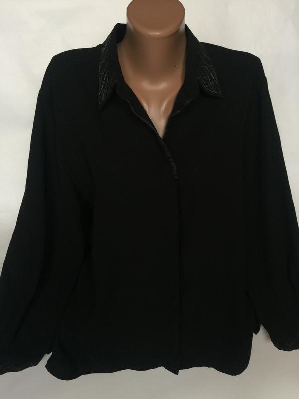 Красива чорна сорочка — ціна 240 грн у каталозі Сорочки Купити жіночі речі за доступною ціною на