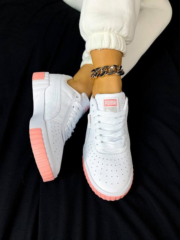 Puma cali white/pink🆕шикарні кросівки пума🆕купити накладений платіж — ціна 2600 грн у каталозі ...
