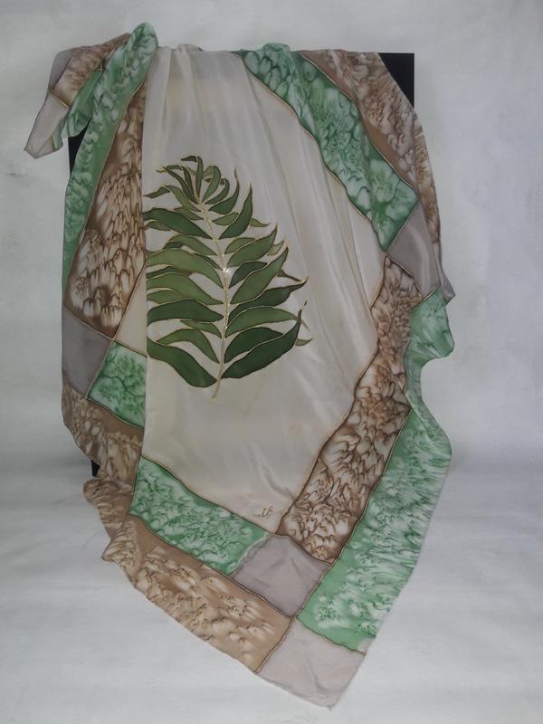 Красивий шовковий хустку — ціна 170 грн у каталозі Шарфи Купити аксесуари за доступною ціною на