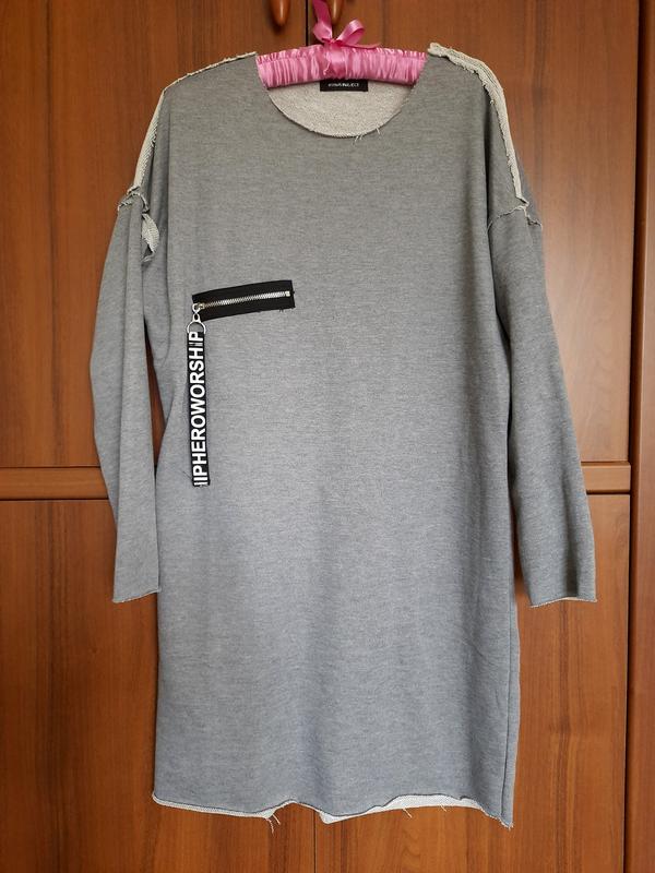 Сукня туніка в стилі Oversize — ціна 117 грн у каталозі Туніки Купити жіночі речі за доступною