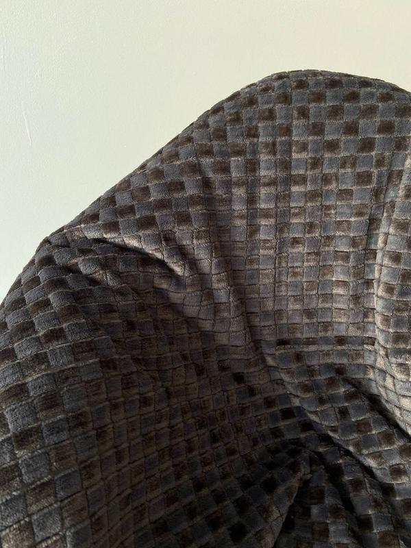 Пледи в квадратик графіт — ціна 450 грн у каталозі Пледи Купити товари для дому та побуту за