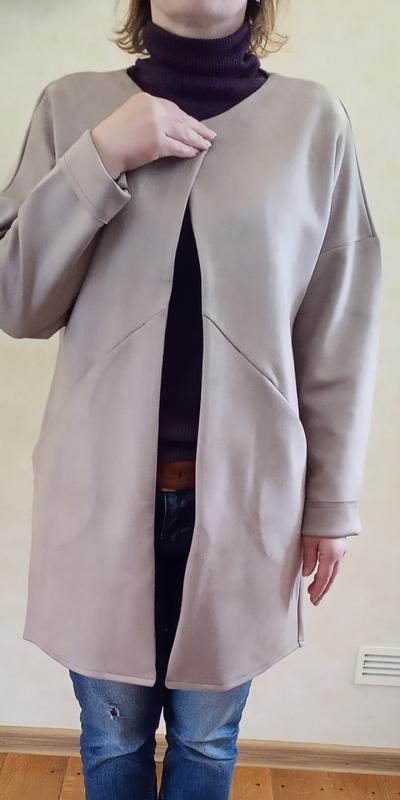 Кардиган під замш — ціна 185 грн у каталозі Пальто Купити жіночі речі за доступною ціною на Шафі