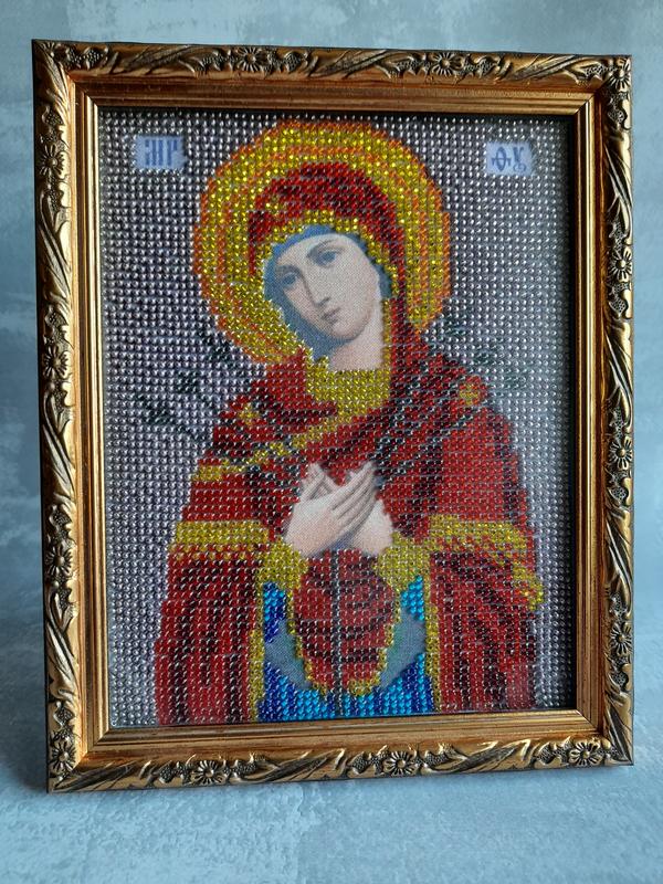 Ікона семистрельна ікона вишита чеським бісером подарунок оберіг новосілля — ціна 1200 грн